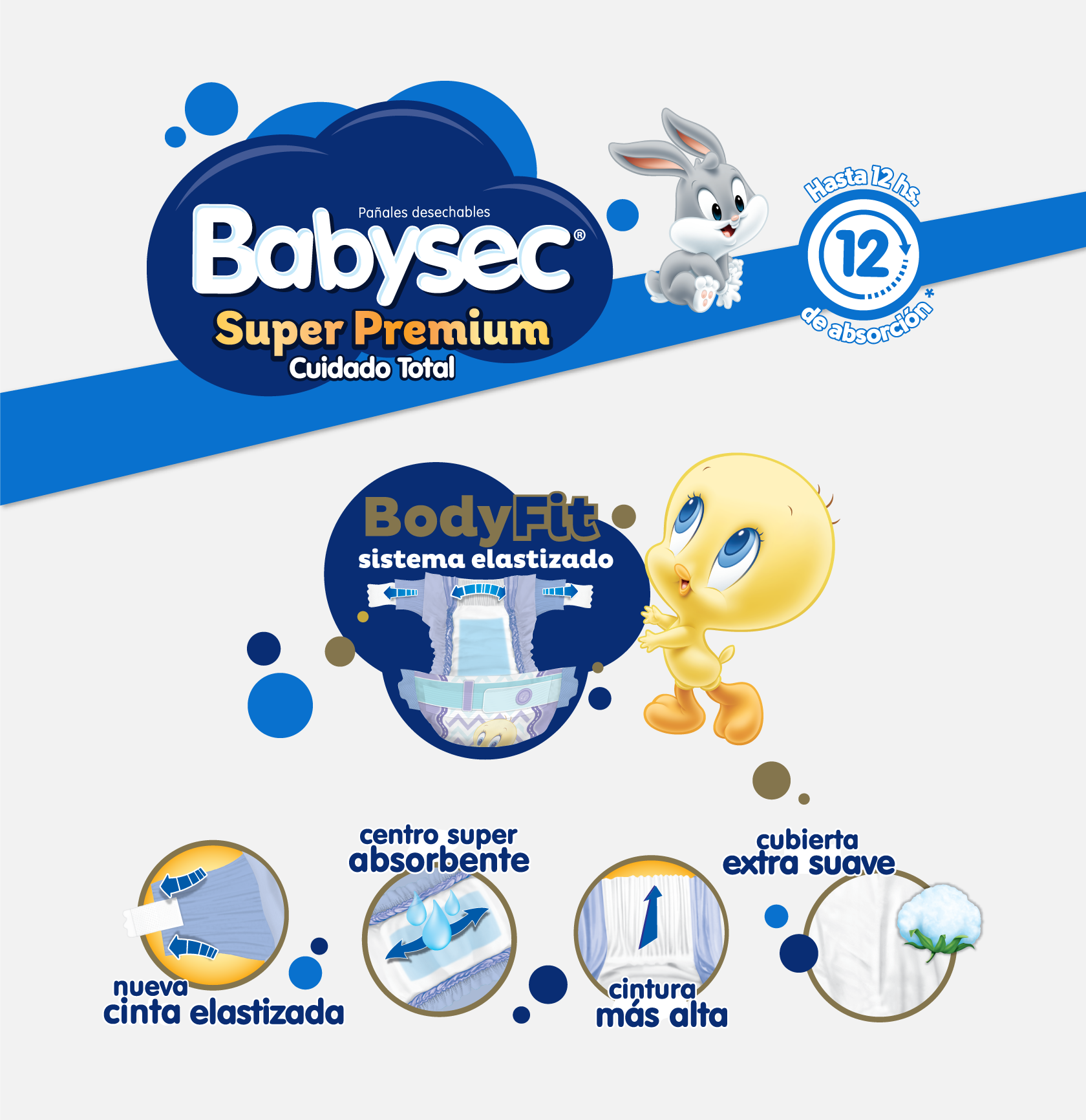 Babysec Uruguay - Pack super premium